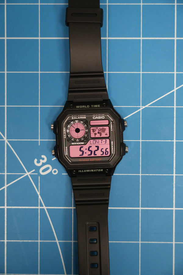 Custom Casio Royale AE1200 Mod – "Blossom" | JellyLab – JellyLab Watches